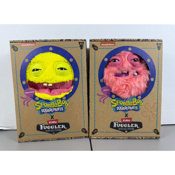 Zuru Inc | Toys | Set Of 2 X Fuggler Spongebob Square Pants Patrick ...